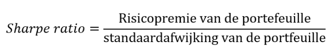 Sharpe ratio uitleg: bereken de risico-rendementsverhouding